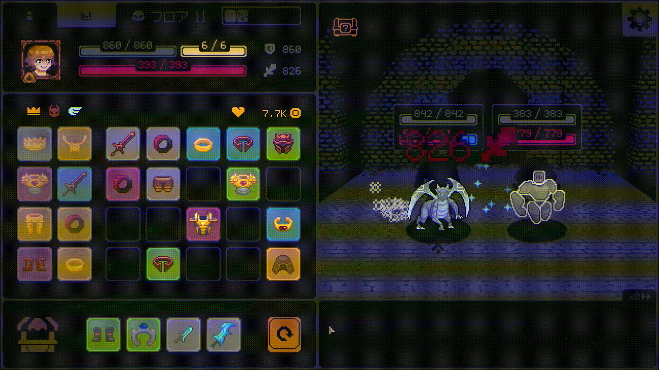 パッシブスキルを揃えて通常攻撃で殴りまくるローグライク『Megaloot』紹介レビュー│HARF-WAY